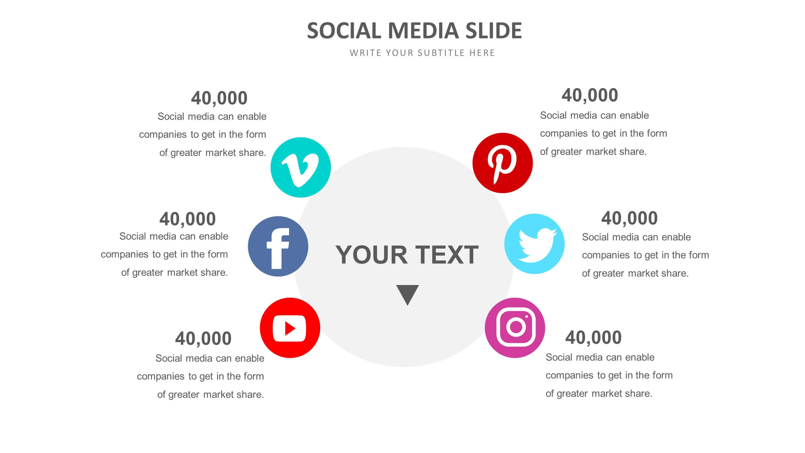 Slide Templates: Social Media Slide