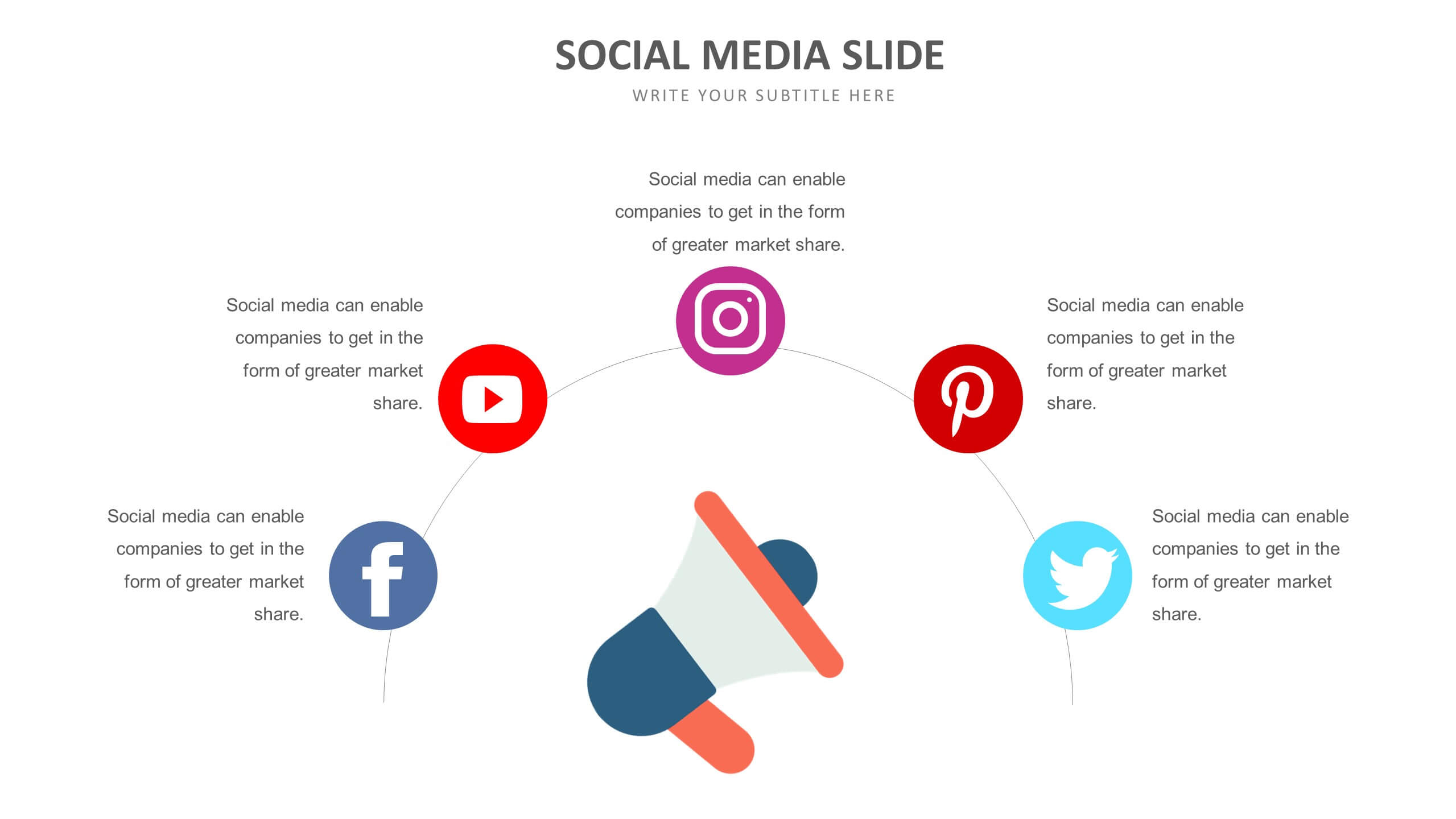 Slide Templates: Social Media Slide