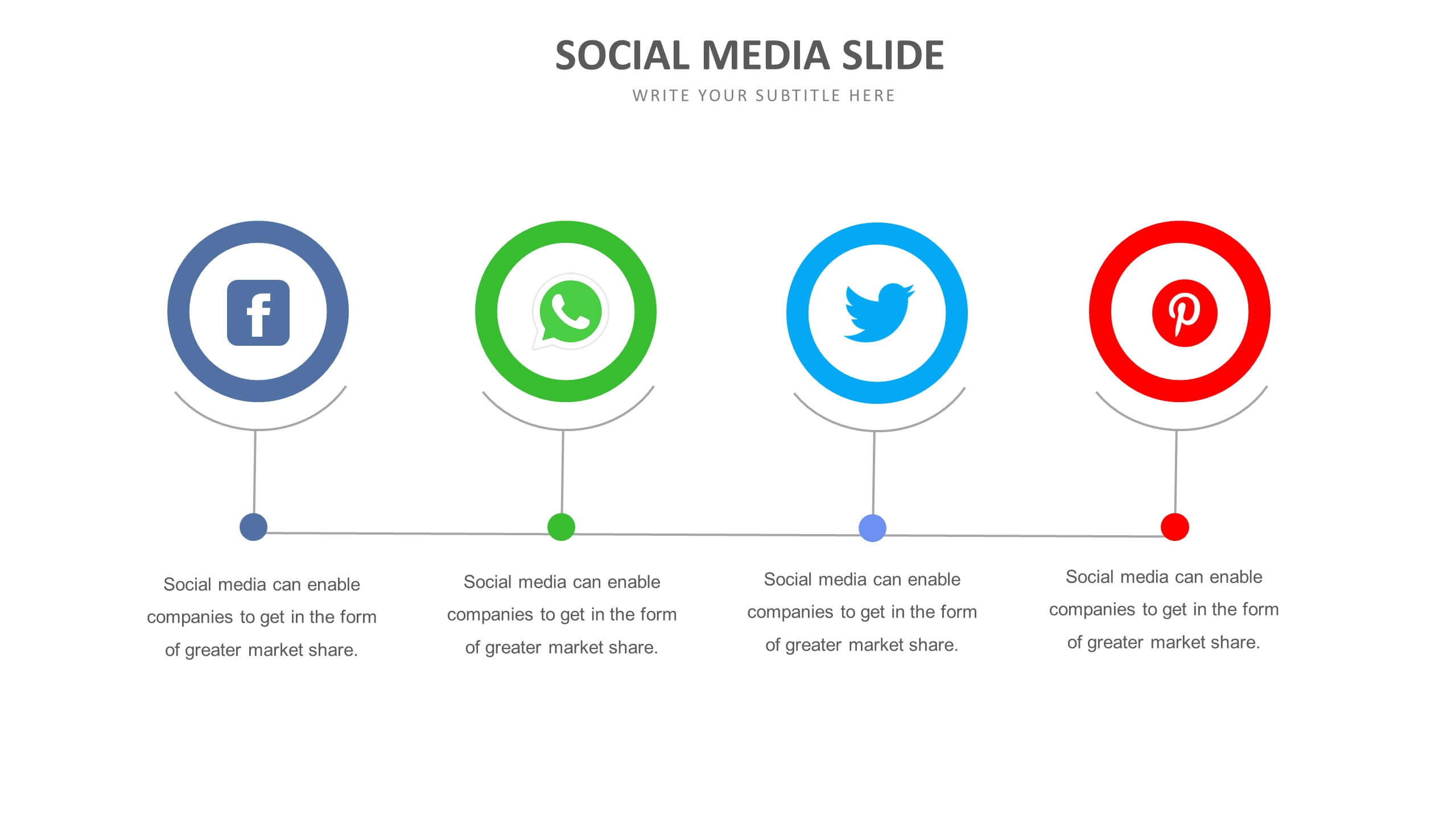 Slide Templates: Social Media Slide