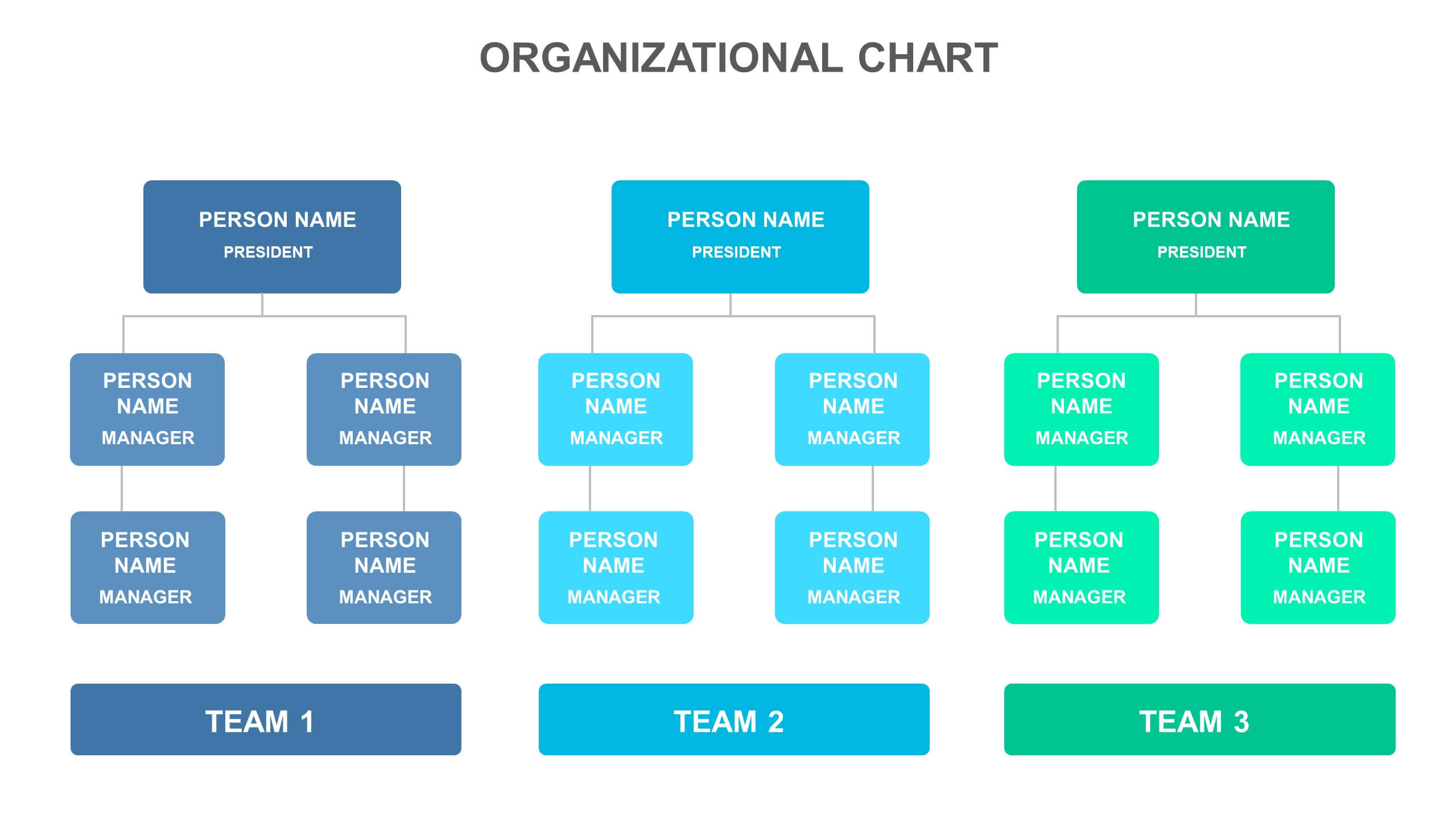 Slide Templates: Organizational Chart Slide