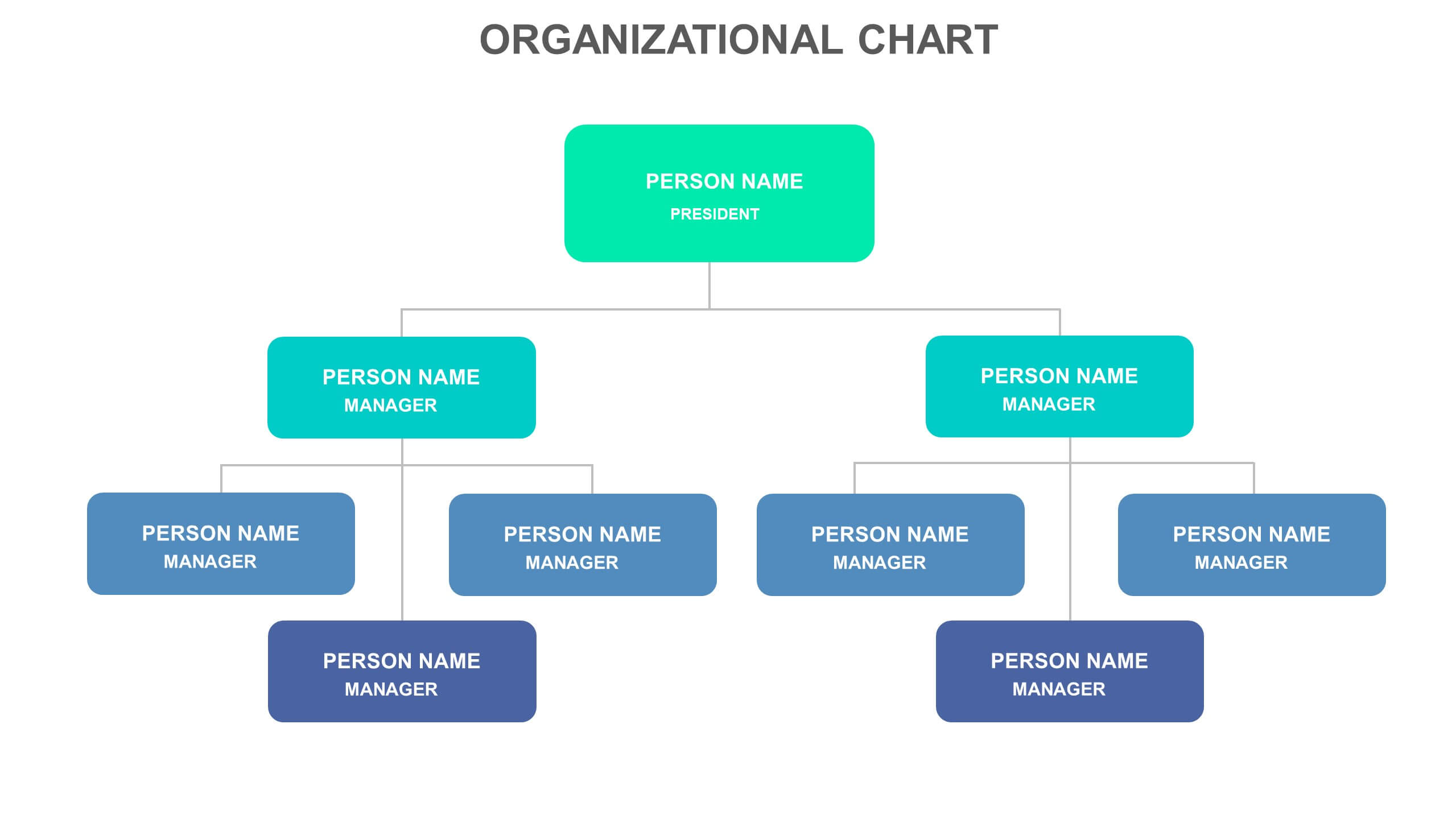 Slide Templates: Organizational Chart Slide