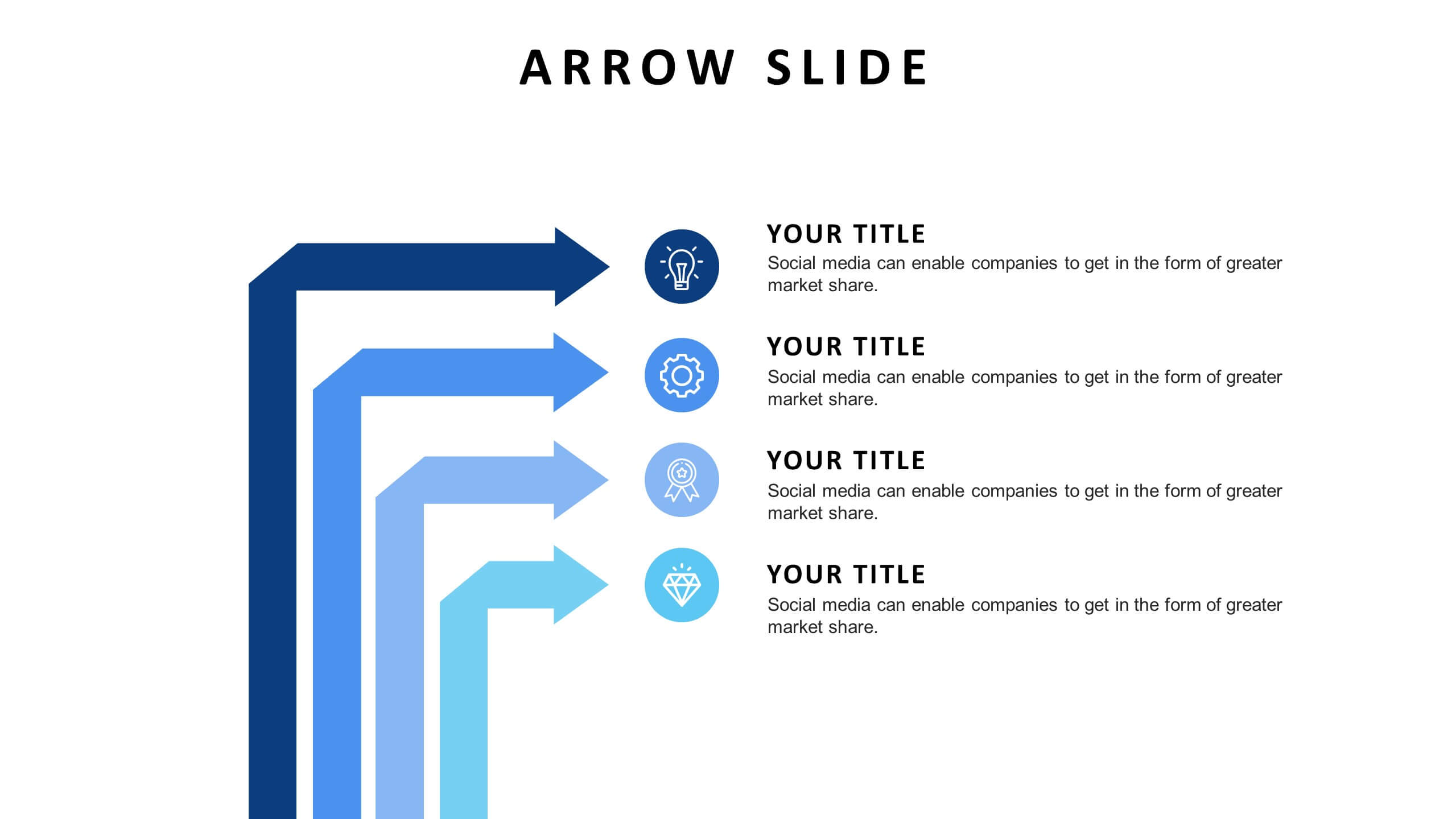 Slide Templates: Arrow Slide