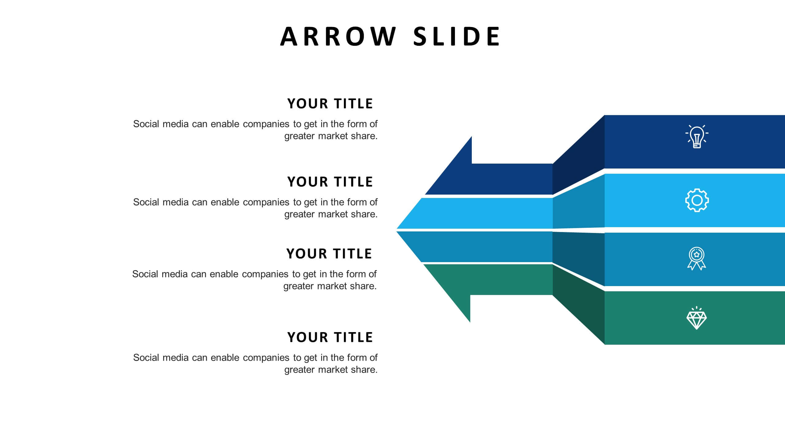 Slide Templates: Arrow Slide
