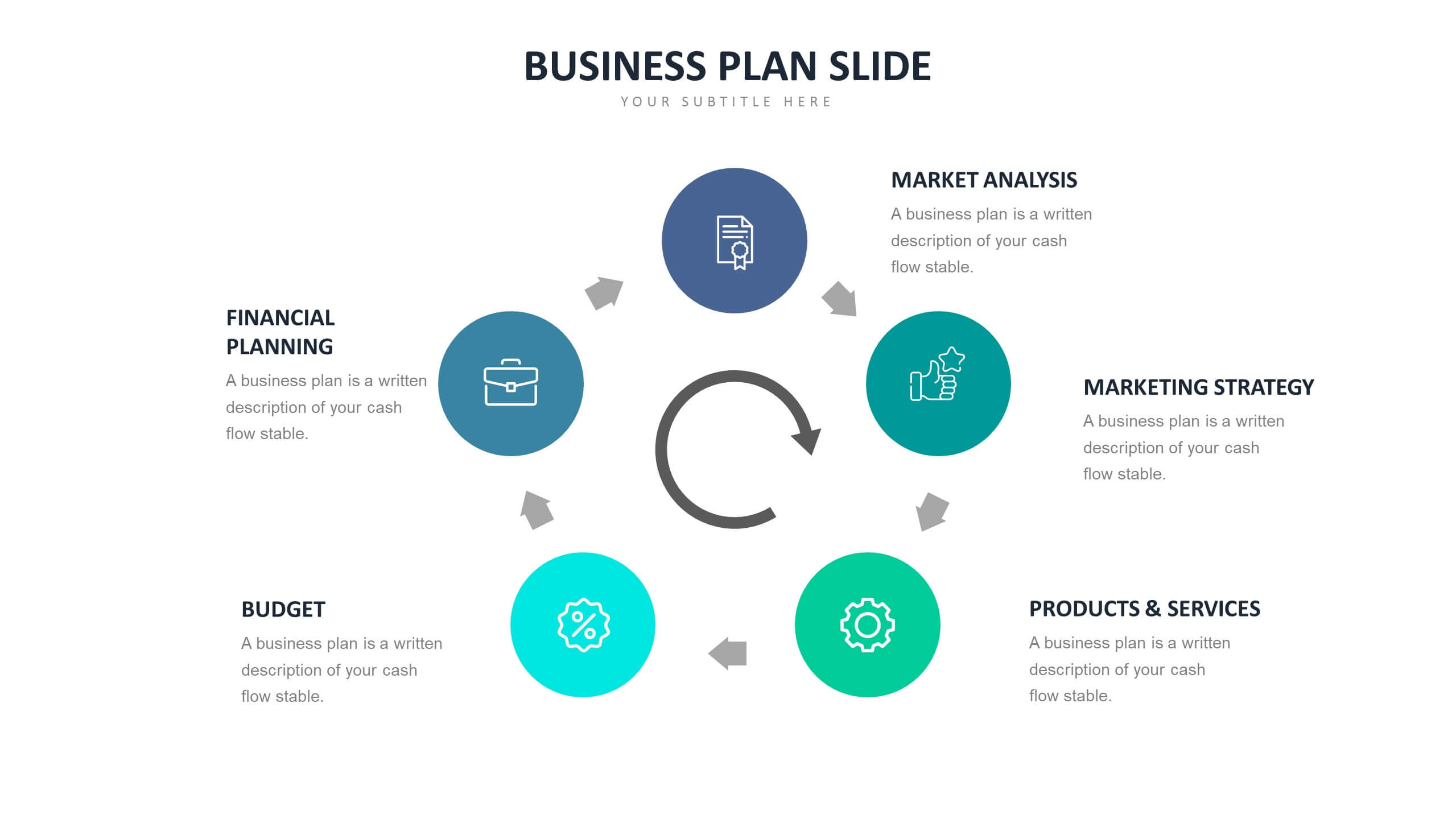 Slide Templates: Business Plan Slide