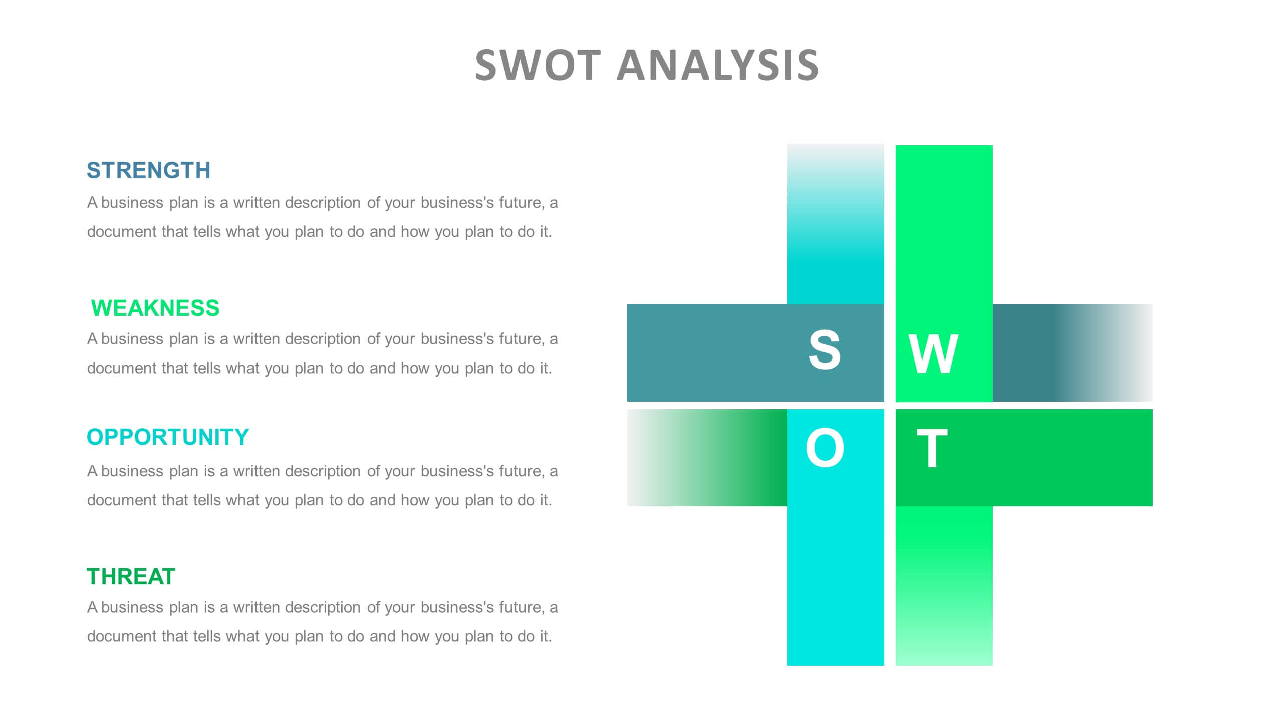 Slide Templates: SWOT Slide