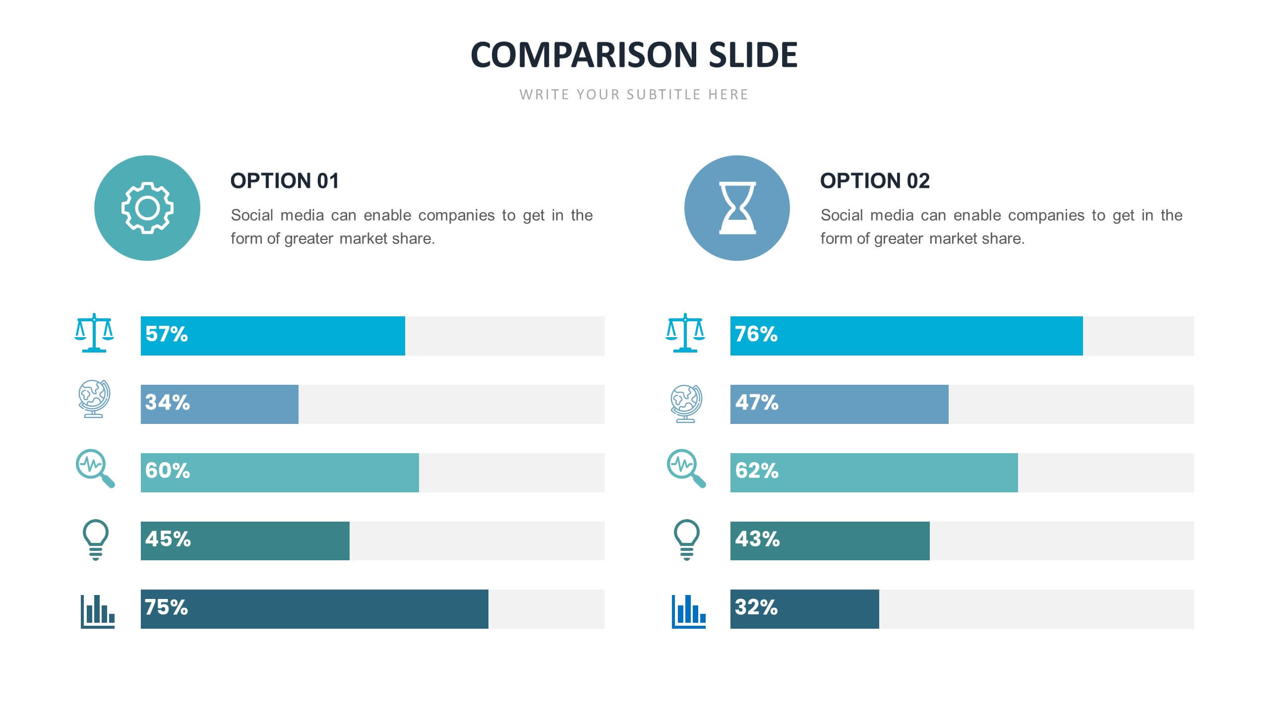 Slide Templates: Comparison Slide Slide Templates: Comparison Slide