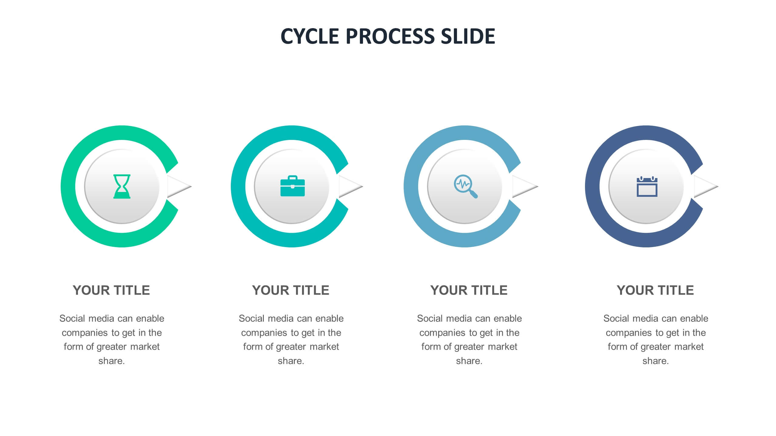 Slide Templates: Cycle Process Slide