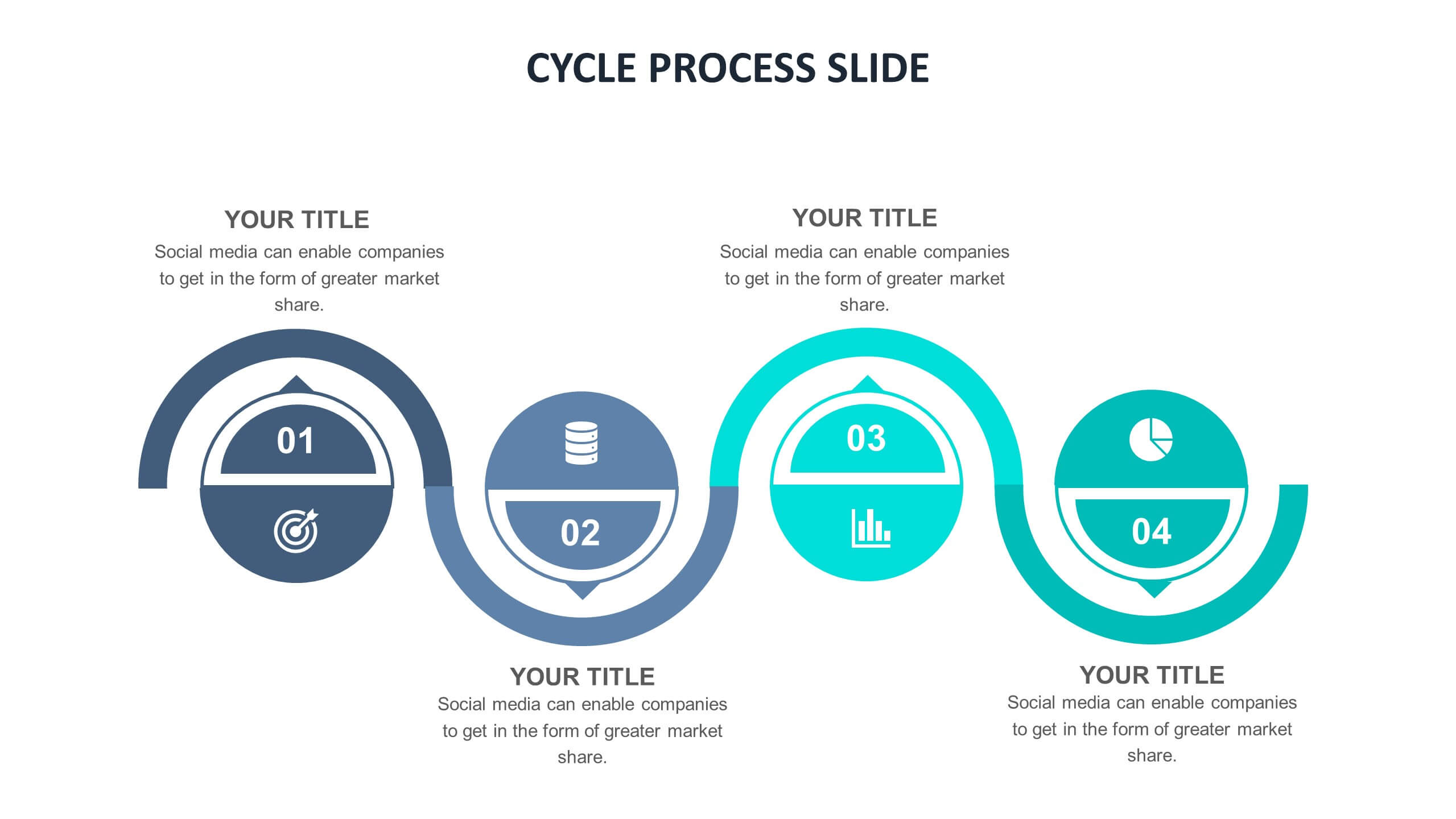 Slide Templates: Cycle Process Slide
