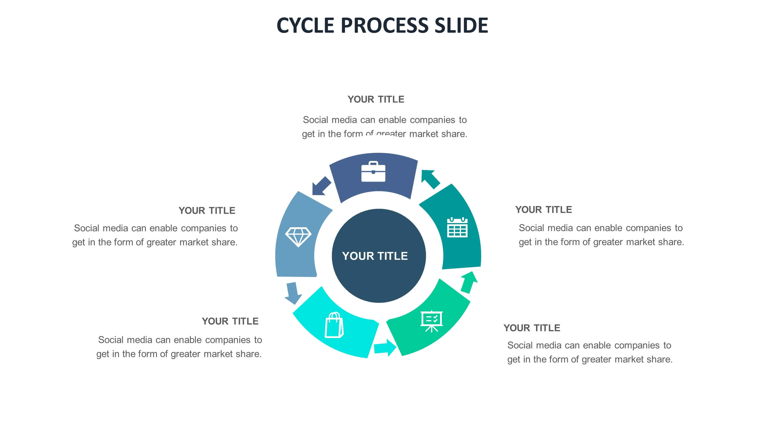 Slide Templates: Cycle Process Slide