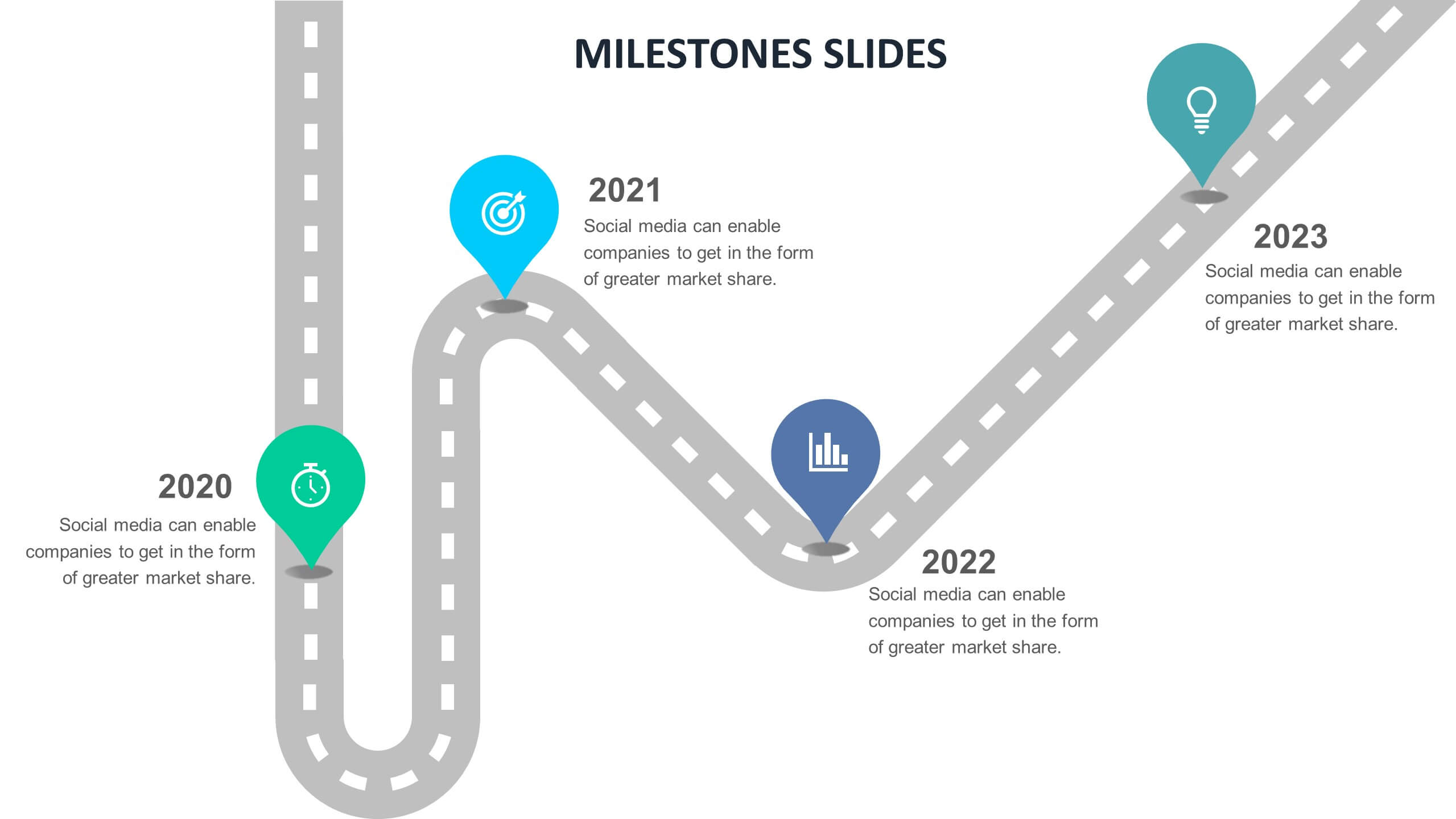 Slide Templates: Milestones Slide