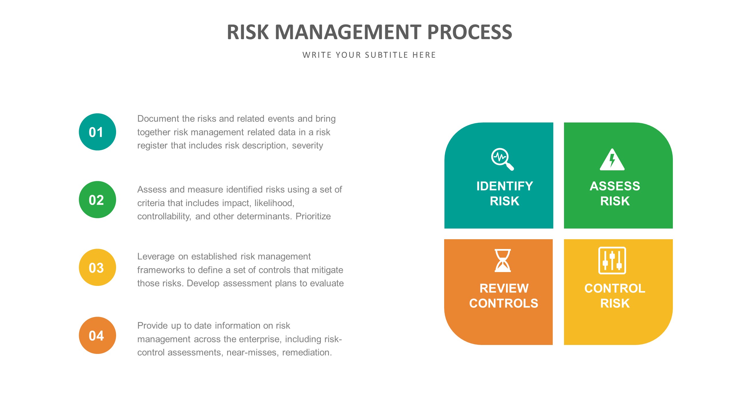 Slide Templates: Risk Management Slide