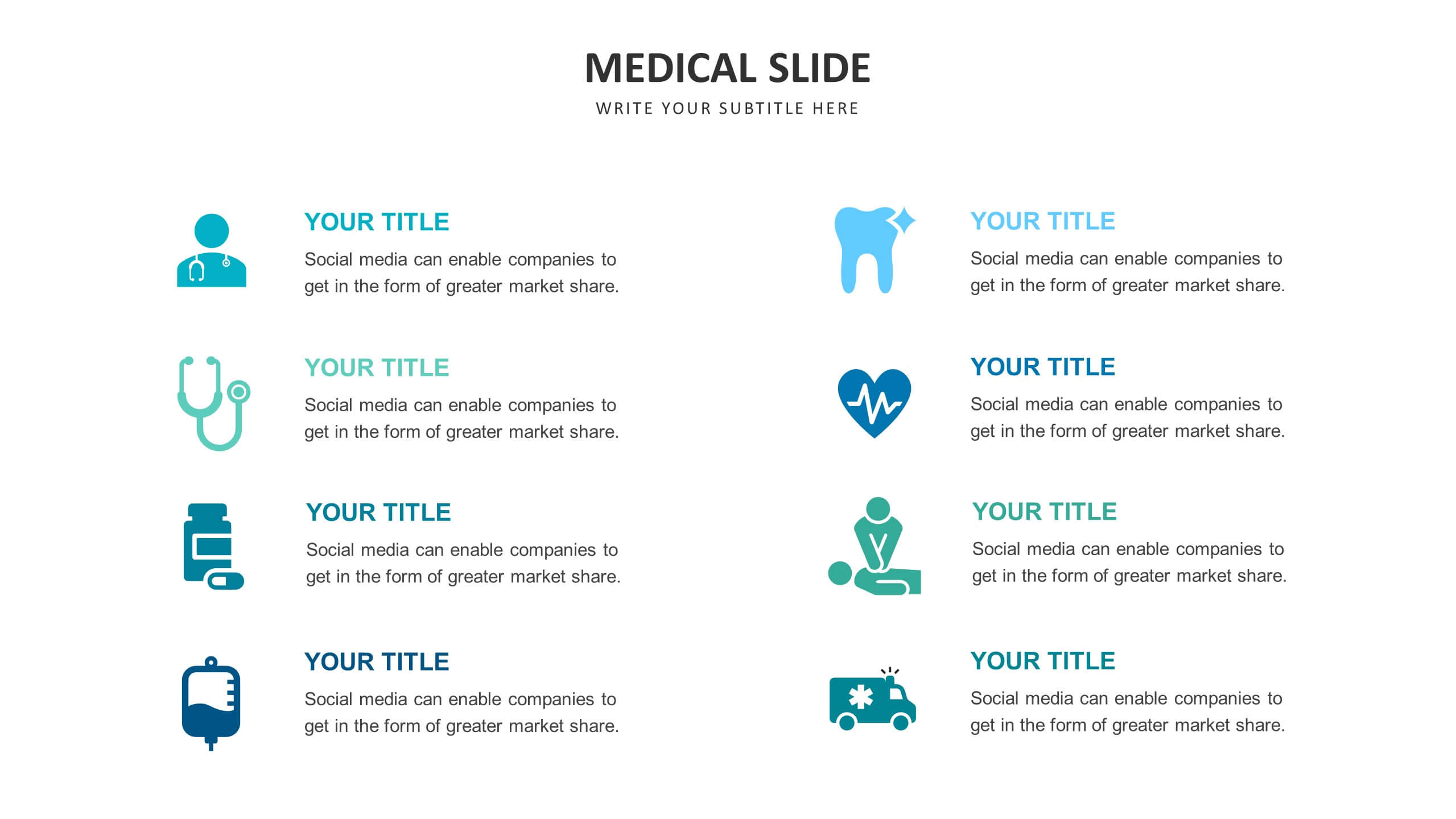 Slide Templates: Medical Slide