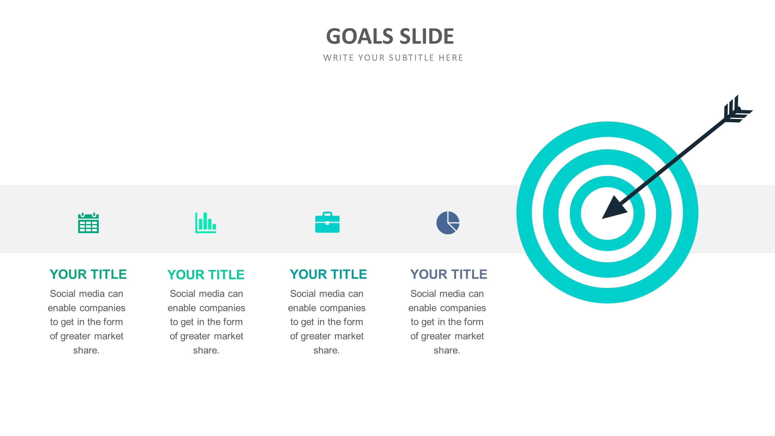 Slide Templates: Goal Slide