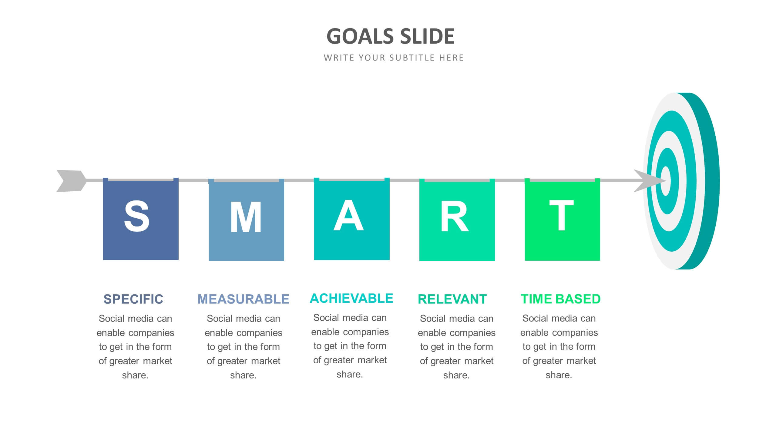 Slide Templates: Goal Slide