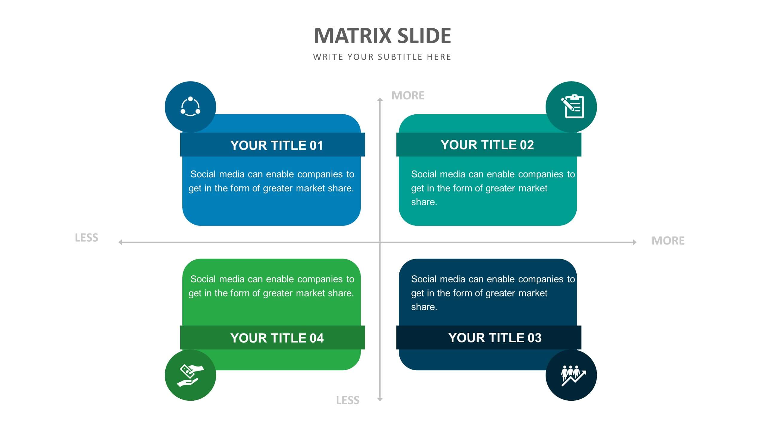Slide Templates: Matrix Slide