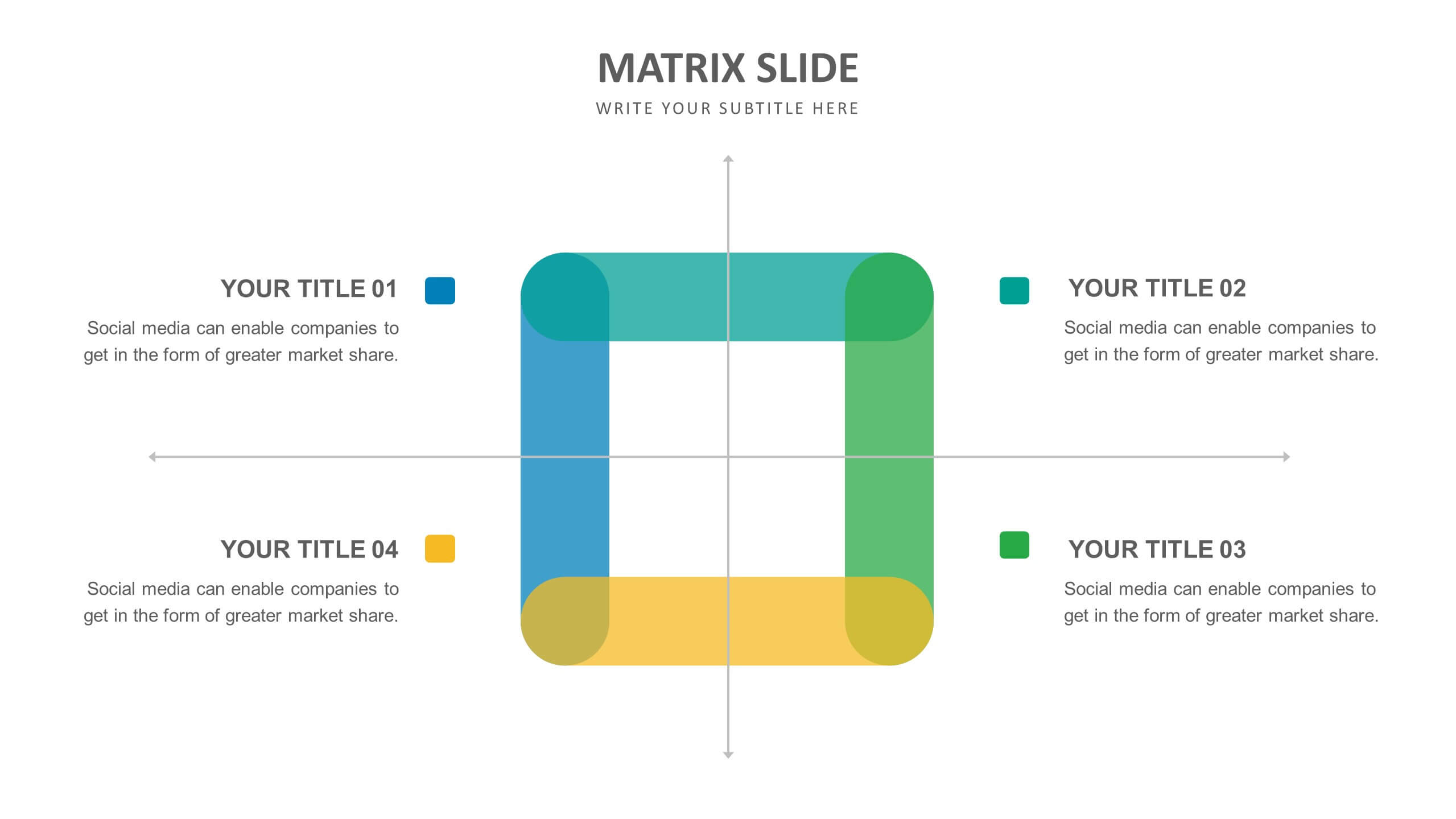 Slide Templates: Matrix Slide