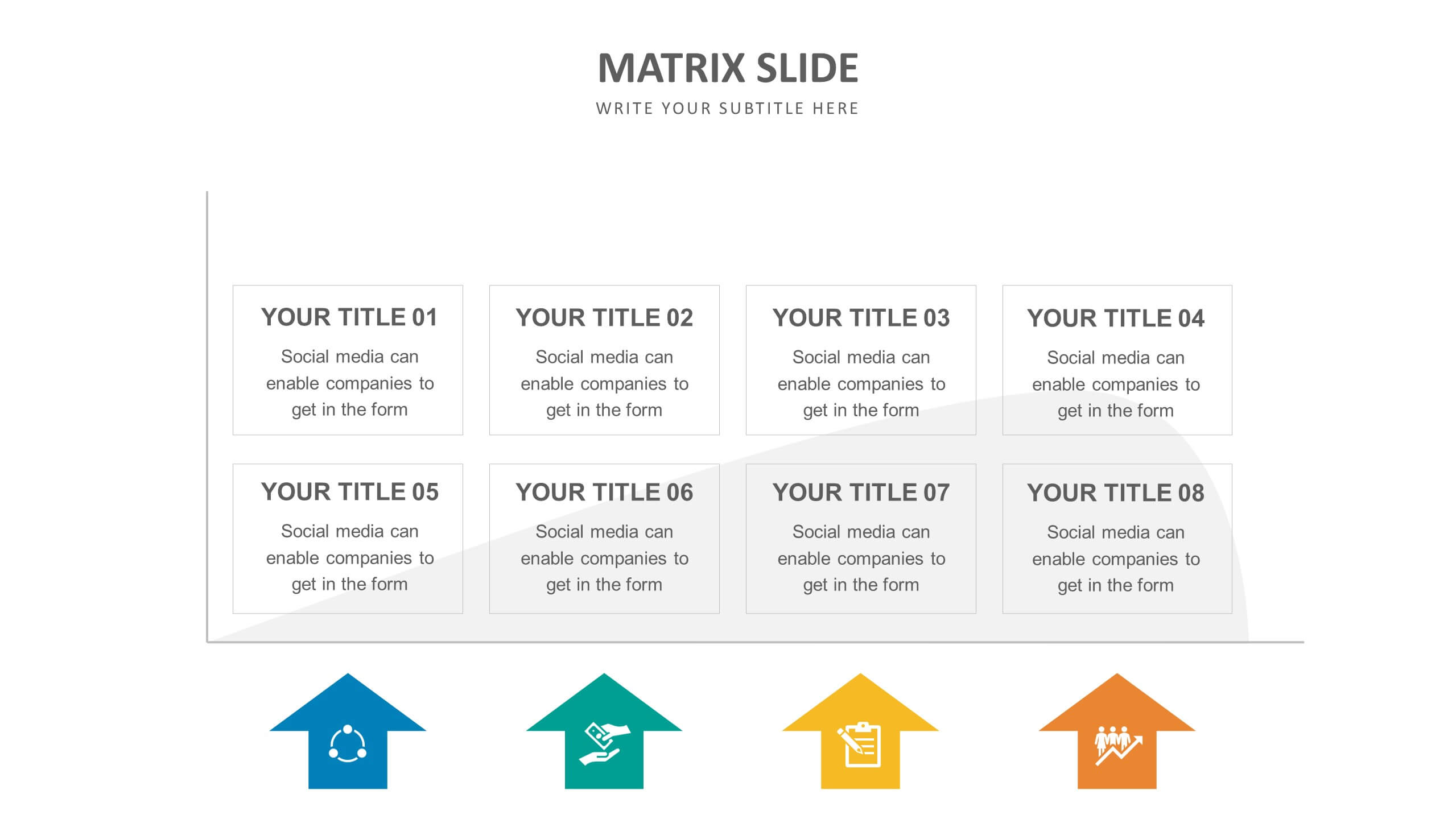 Slide Templates: Matrix Slide